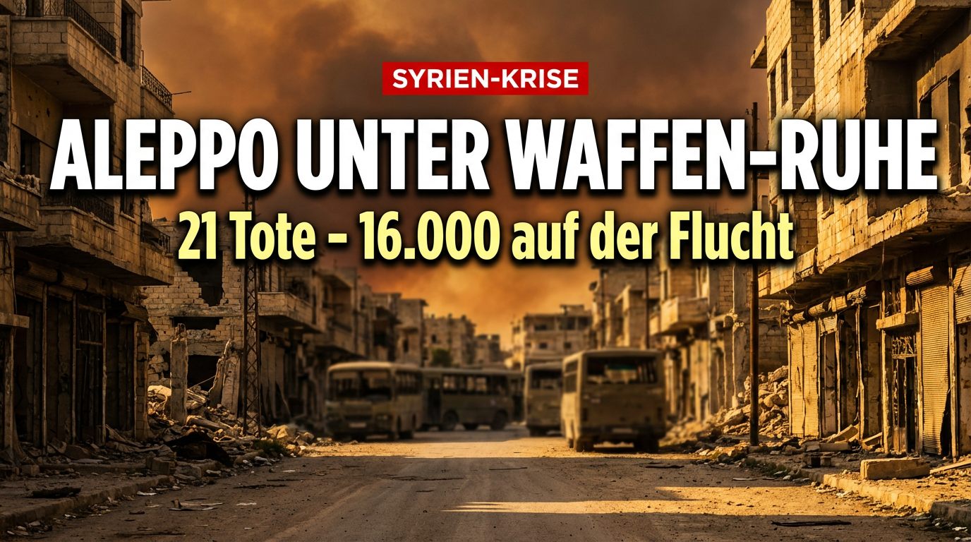 Aleppo unter Waffenruhe: Syrische Übergangsregierung zwingt kurdische ...