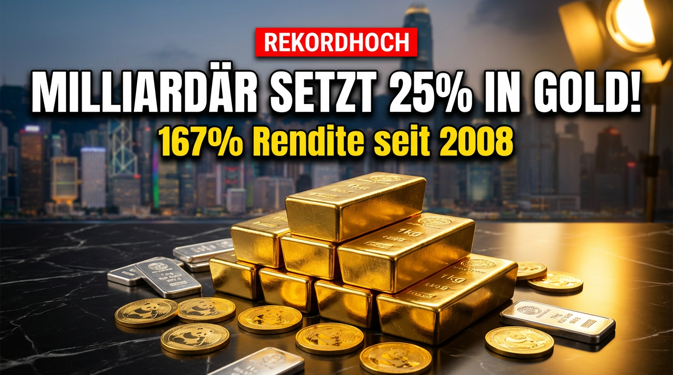 Asiatischer Milliardär setzt auf Gold: Ein Viertel des Vermögens in ...