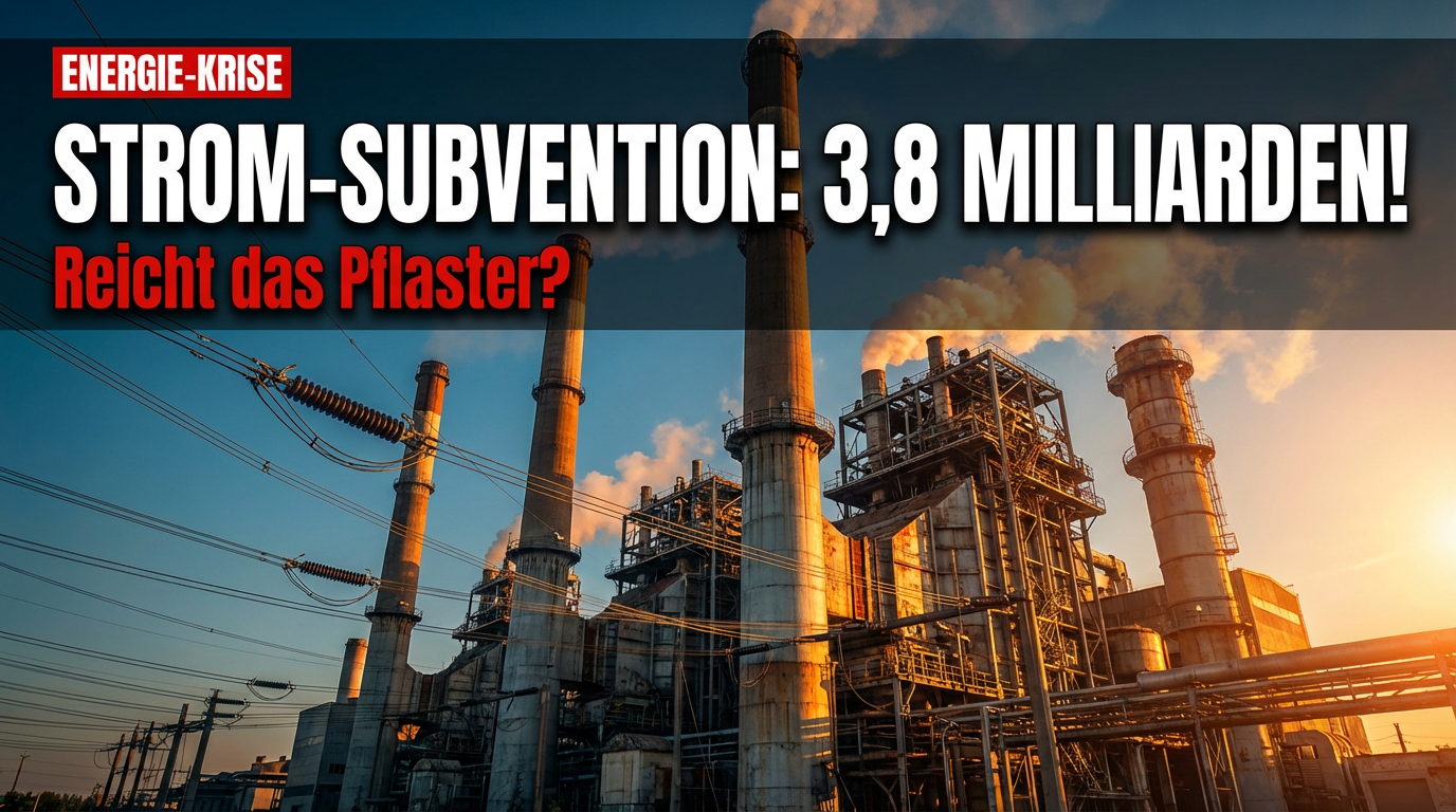 Brüssel segnet Milliarden-Subvention ab: Der Industriestrompreis kommt ...