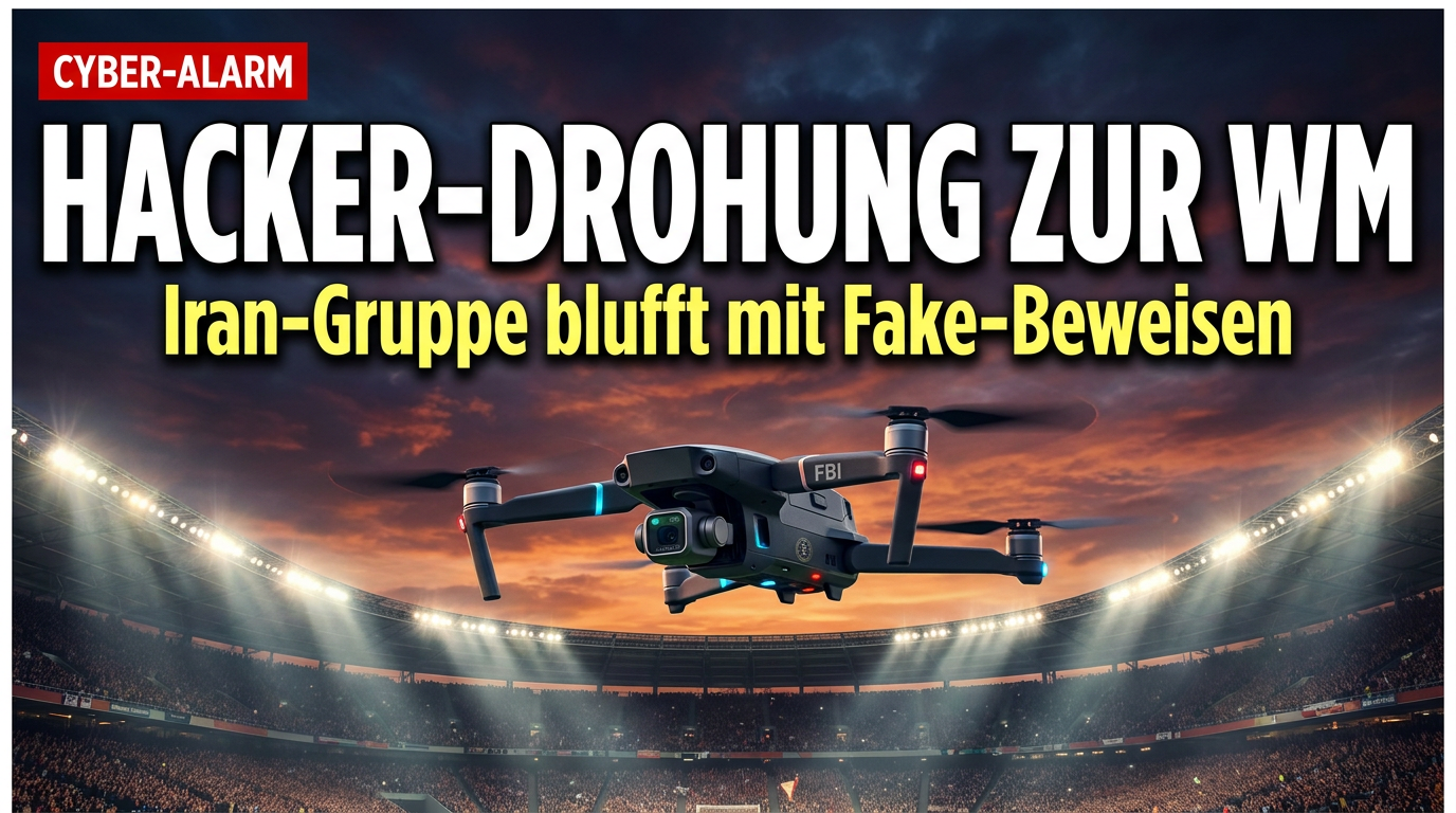 Cyber-Theater zur Fußball-WM: Iran-nahe Hacker drohen mit Drohnen ...