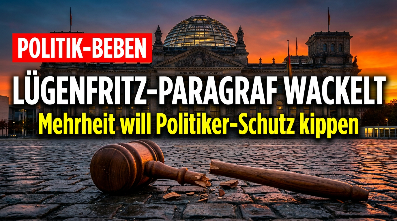 Der „Lügenfritz"-Paragraf wackelt: Mehrheit der Deutschen will ...
