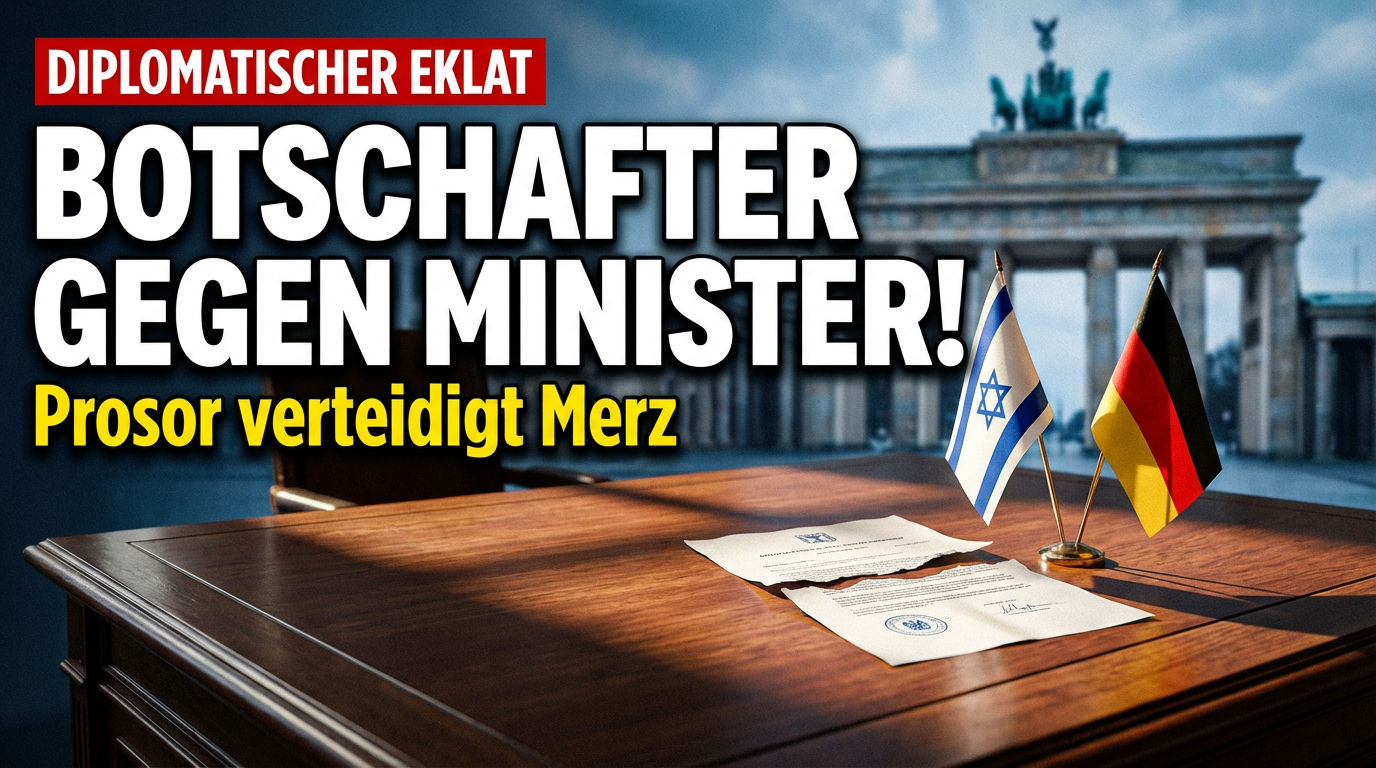 Diplomatischer Eklat: Israelischer Botschafter stellt sich gegen ...
