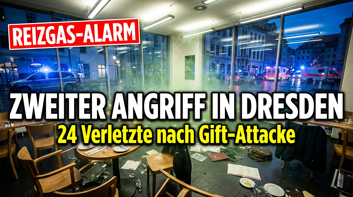 Dresden im Ausnahmezustand: Zweite Reizgasattacke erschüttert ...