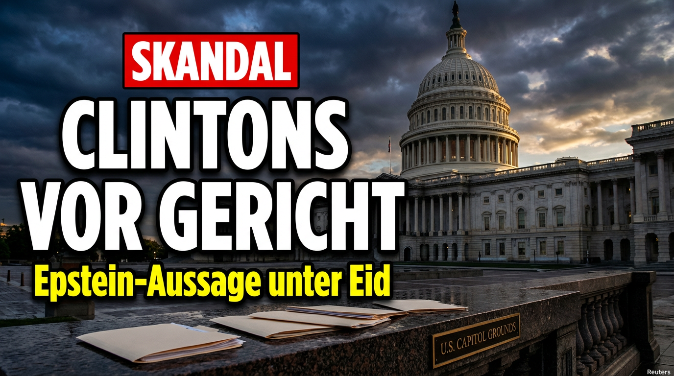 Epstein-Skandal erschüttert politische Elite: Clintons müssen unter Eid ...