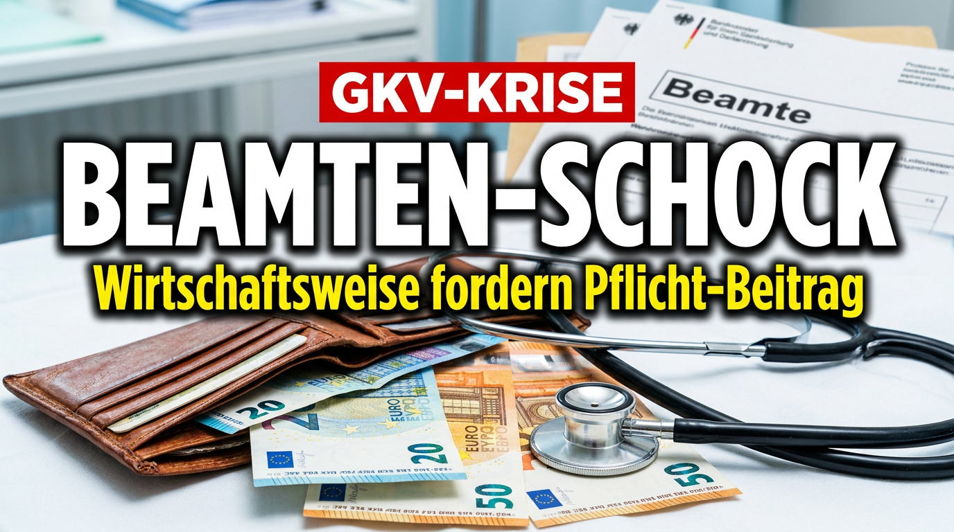 Griff in die Beamten-Tasche: Wie die Wirtschaftsweisen das marode GKV ...