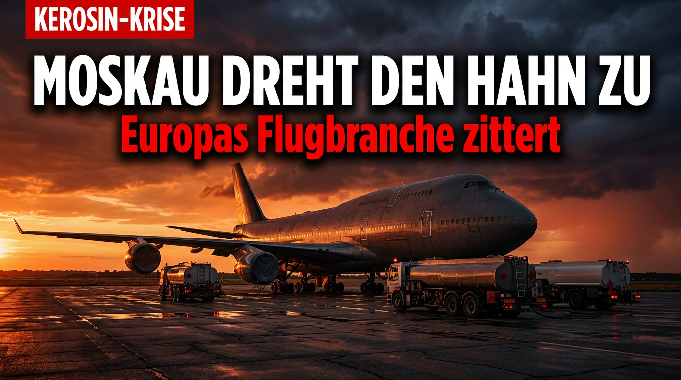 Kerosin-Krise: Moskau dreht den Hahn zu – und Europas Flugbranche zittert