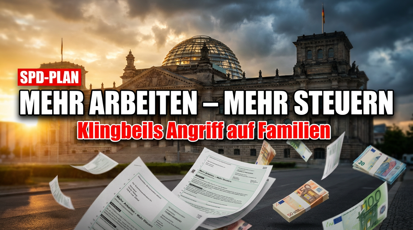 Klingbeils Reformshow: Mehr arbeiten, mehr Steuern, mehr Migration ...