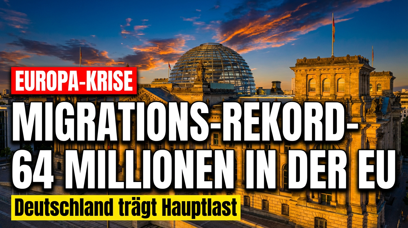 Migrations-Rekord in der EU: 64,2 Millionen Zuwanderer – Deutschland ...