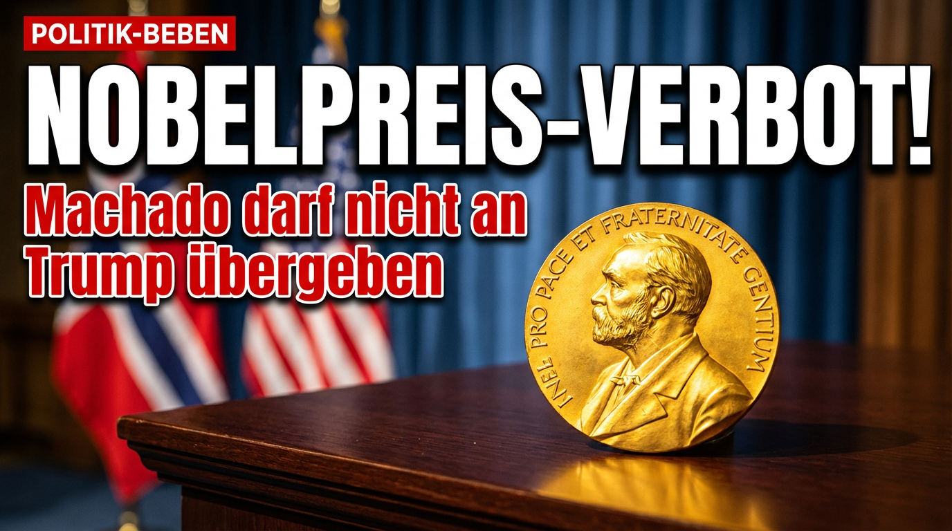 Nobelkomitee verweigert Preisweitergabe: Machado darf Trump nicht ehren