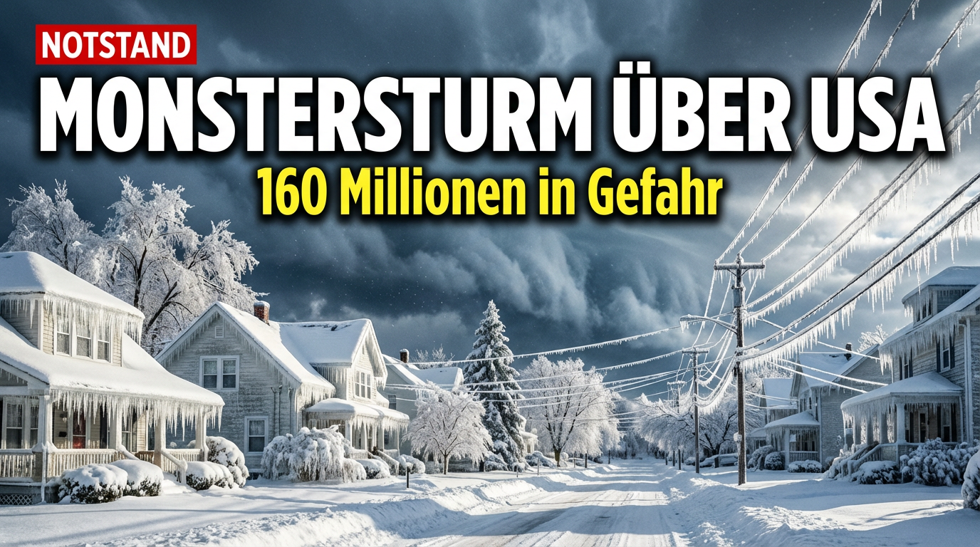 Notstand in den USA: „Monstersturm" bedroht Millionen Amerikaner mit ...