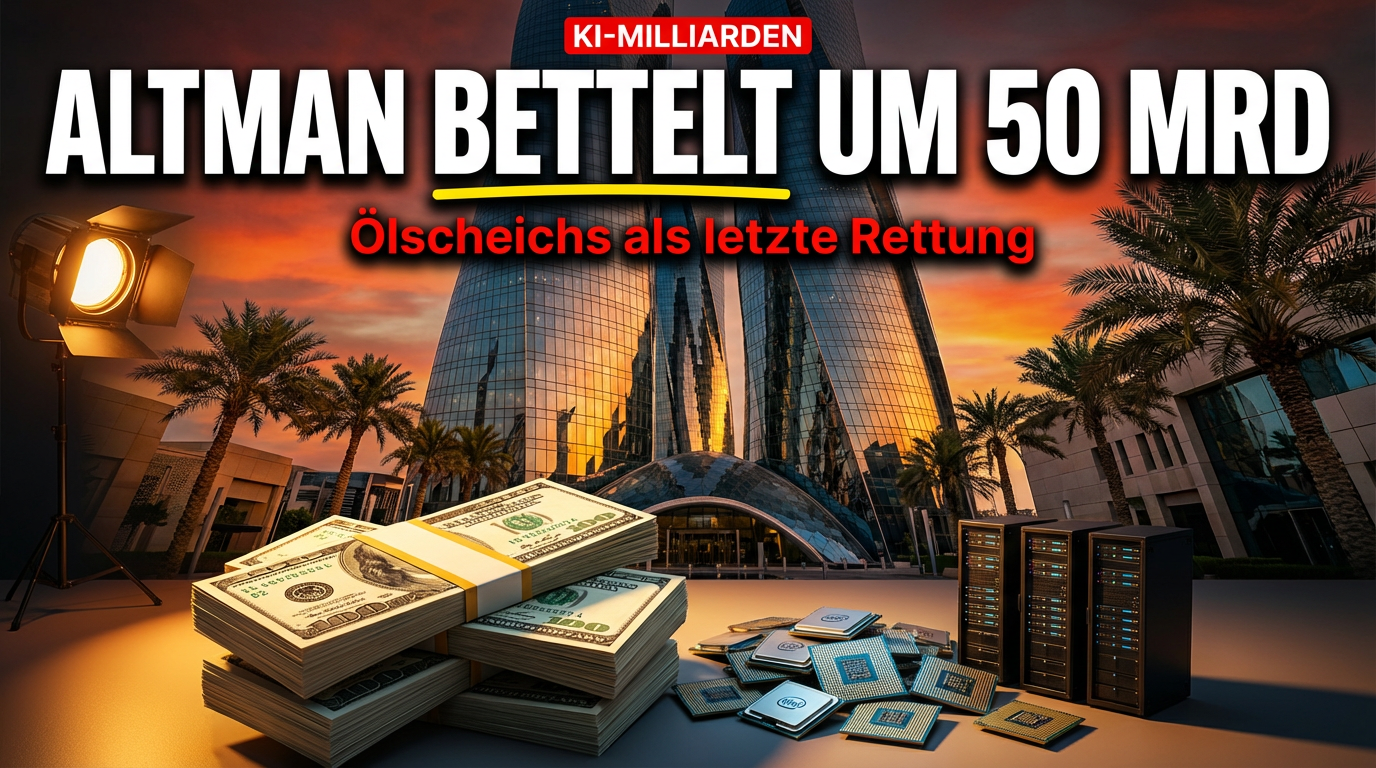 OpenAI auf Betteltour: Sam Altman sucht Milliarden bei arabischen ...