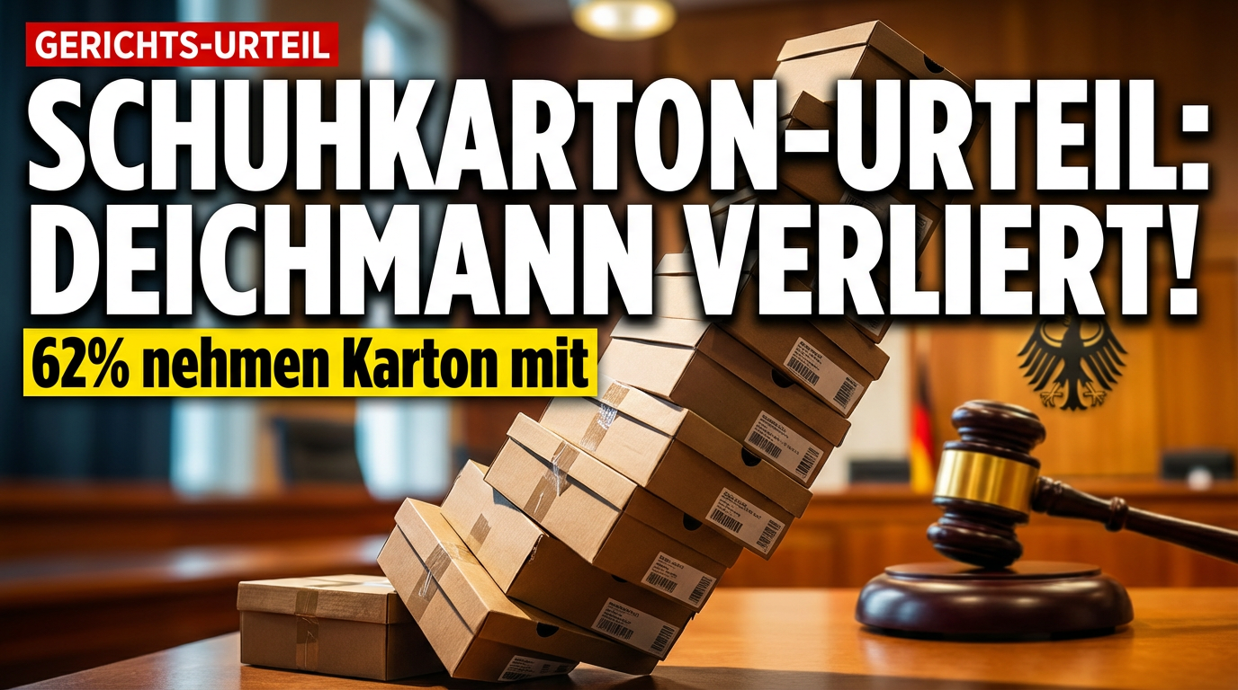 Schuhkarton-Streit: Deichmann unterliegt vor Gericht und muss ...