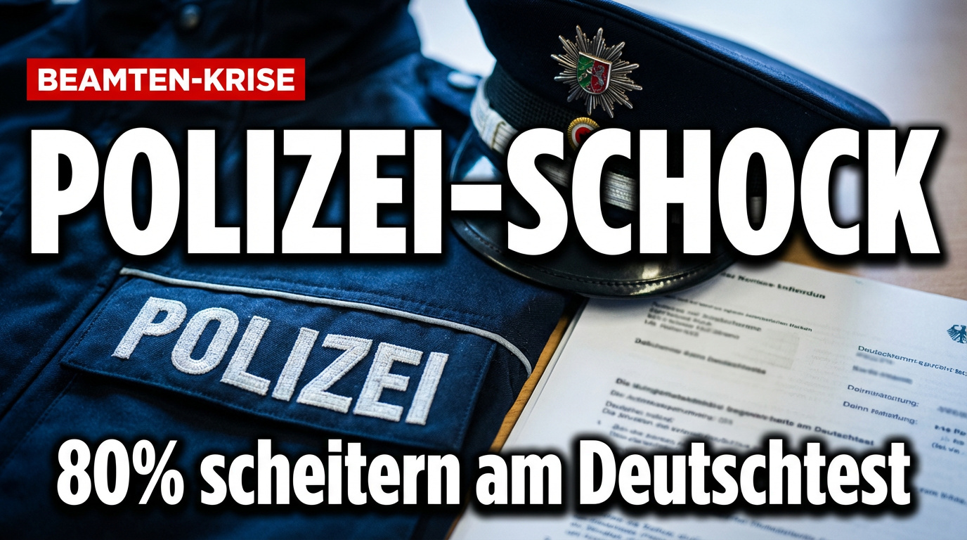Sprachverfall bei der Polizei: Wenn Beamte kein Deutsch mehr können