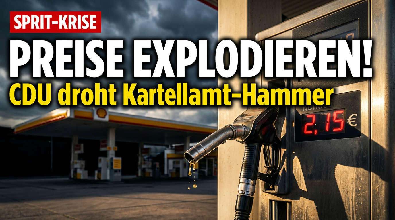 Spritpreise explodieren: CDU schwingt die Kartellamt-Keule – doch ...