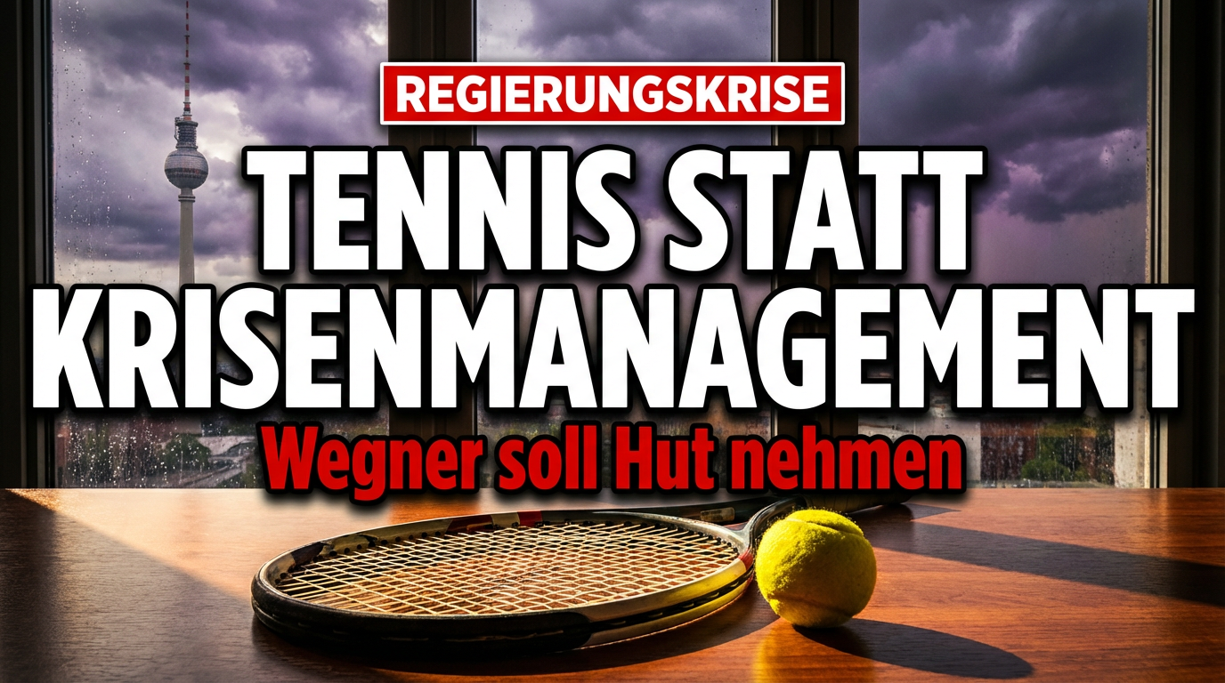 Tennis statt Krisenmanagement: Berliner Bürgermeister Wegner soll nach ...