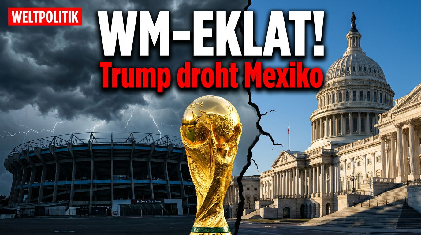 Trump droht Mexiko kurz vor gemeinsamer Fußball-WM: Diplomatischer ...