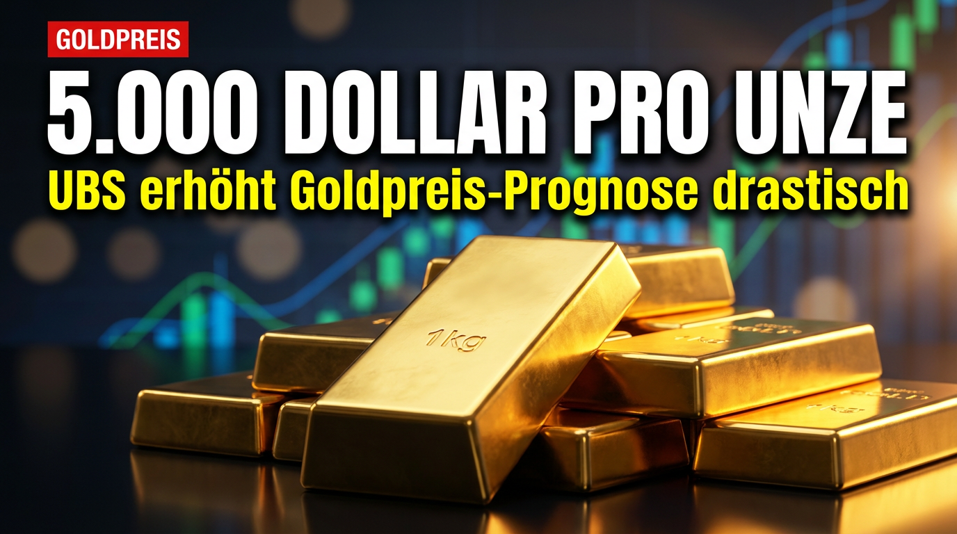 UBS setzt auf Gold: Kursziel auf 5.000 Dollar angehoben – Edelmetall ...