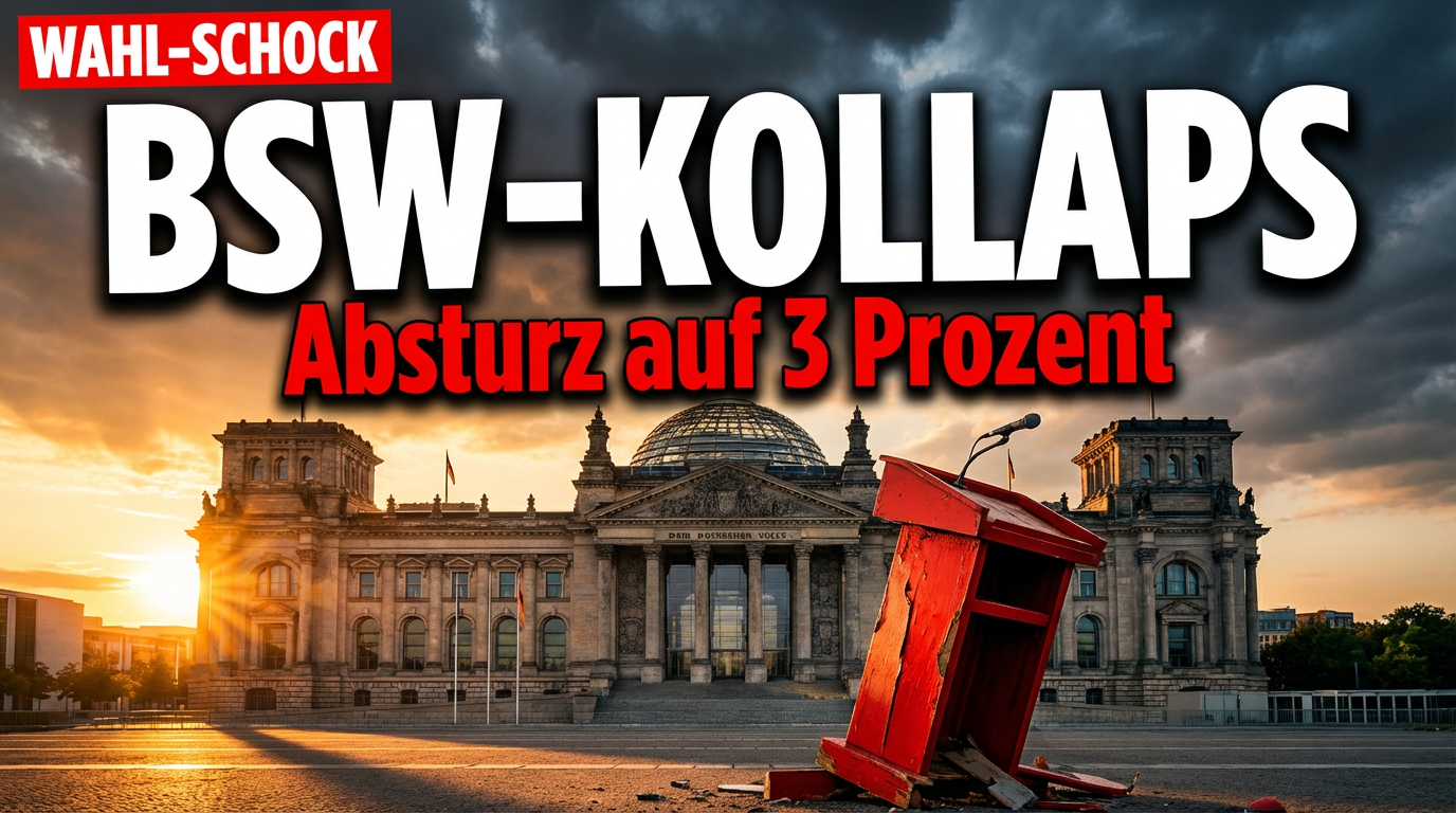 Wagenknechts Projekt am Abgrund: BSW stürzt auf historisches Tief von ...