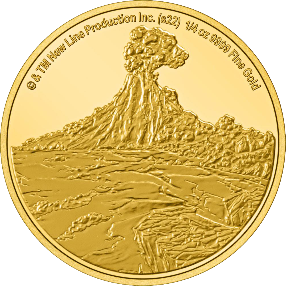 1/4 Unze Gold Herr der Ringe Schicksalsberg 2022 PP | Limitiert