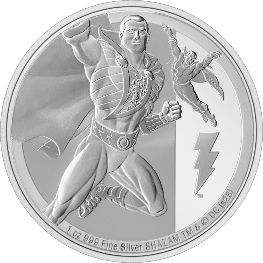 1 Unze Silber Shazam Classic Heroes Superman 2023 PP | DC Comics