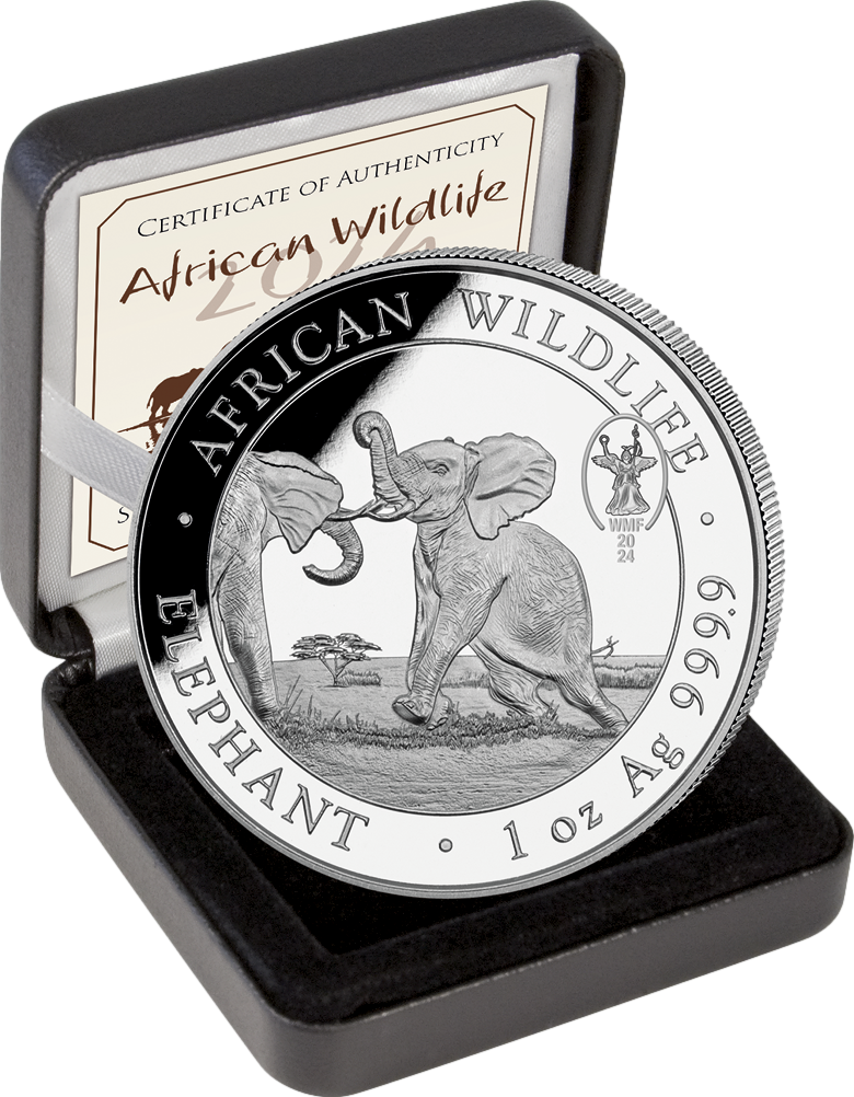 Somalia Elefant 1 oz Silber 2024 WMF Privymark | Kettner