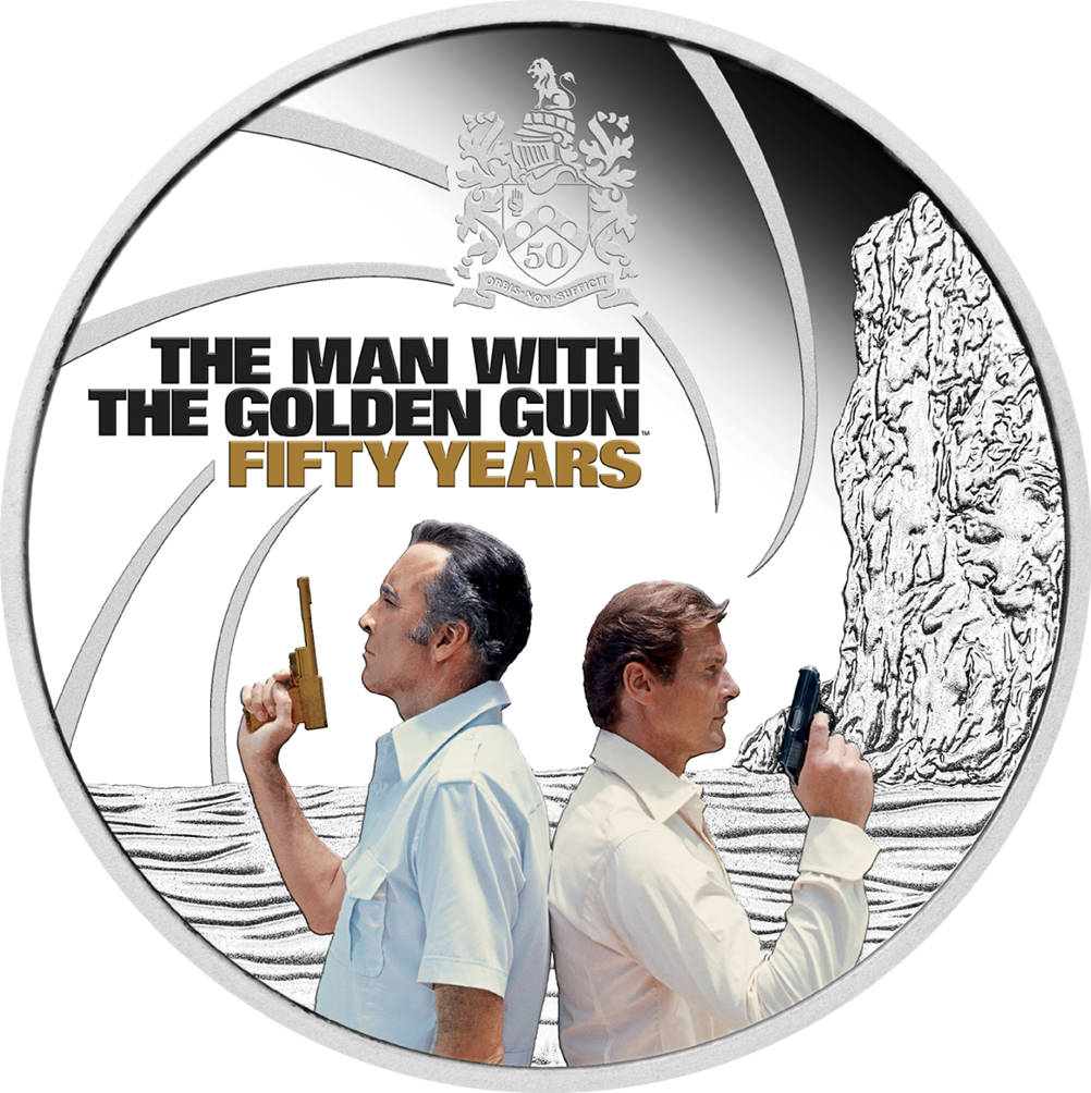 1 oz Silber James Bond 007 The Man with the Golden Gun 2024 PP