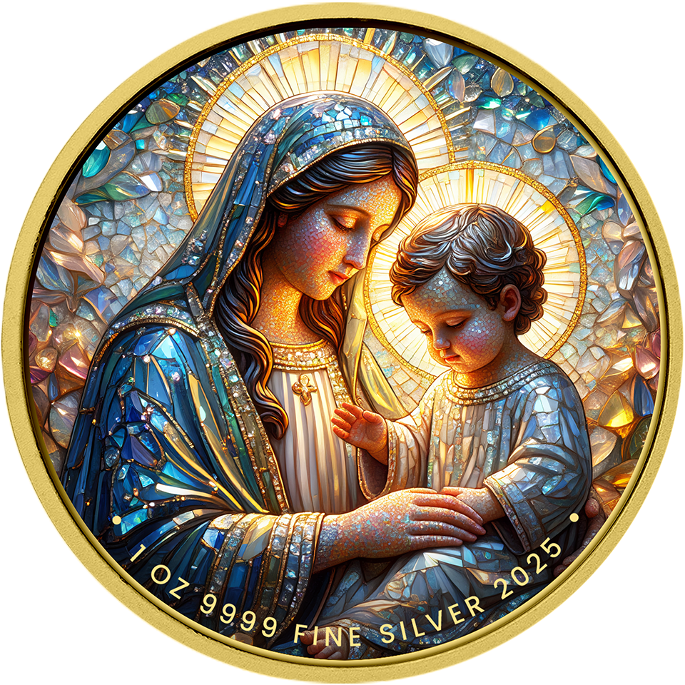 1 oz Silber Heilige Maria Mutter Gottes 2025 | Kettner Exklusiv