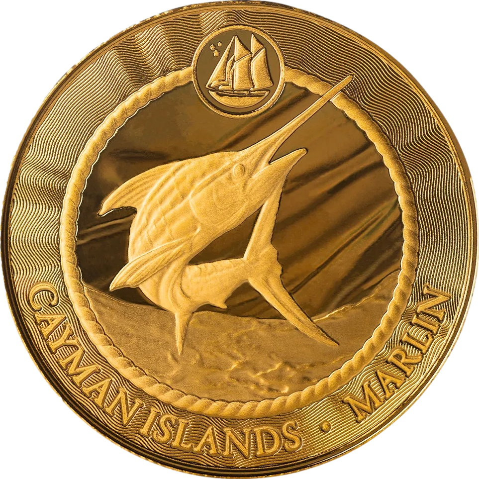 1/10 oz Gold Cayman Islands Marlin 2025 | Kettner Edelmetalle