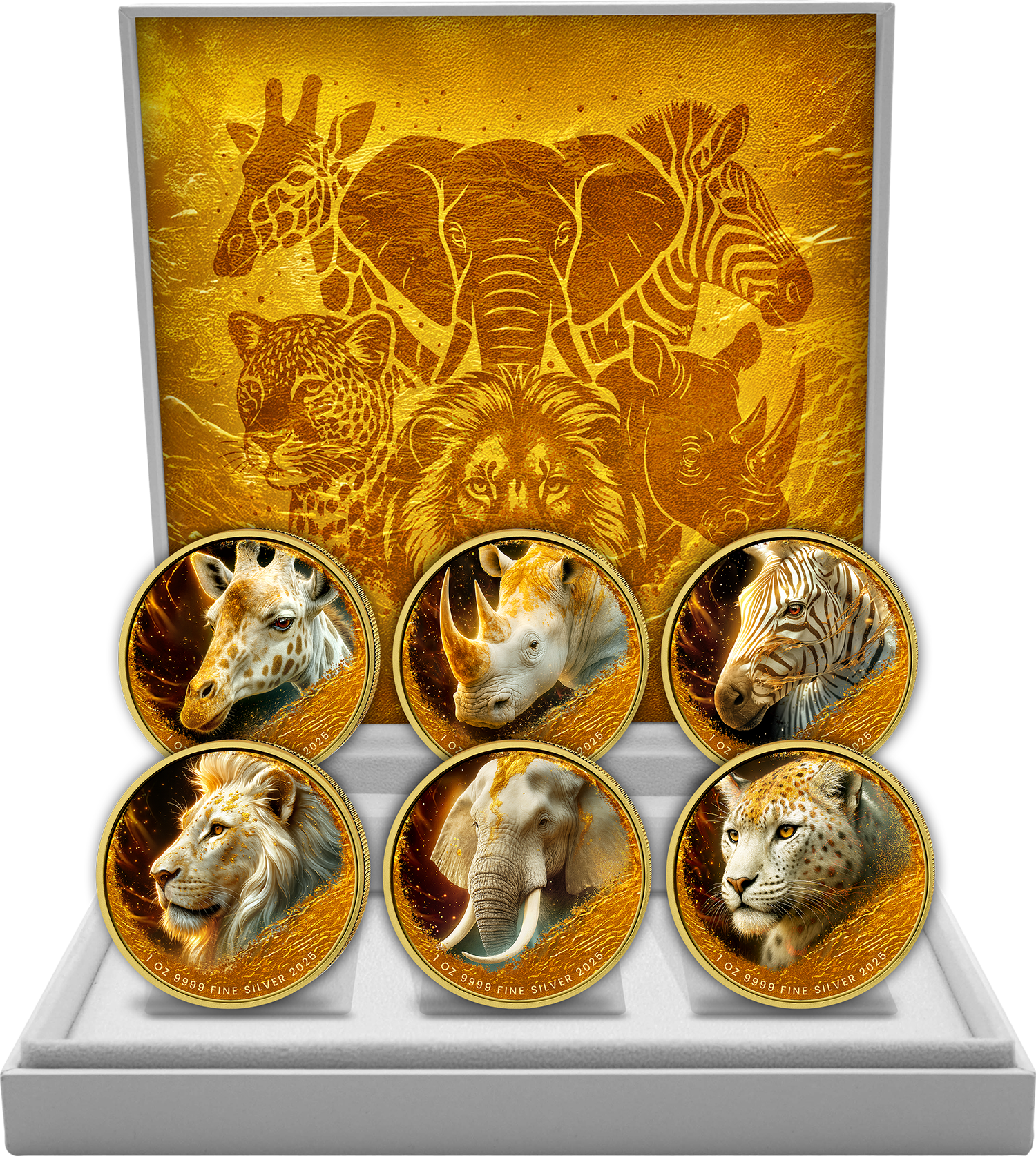 Golden African Animals Set 2025 | Kettner Exklusiv