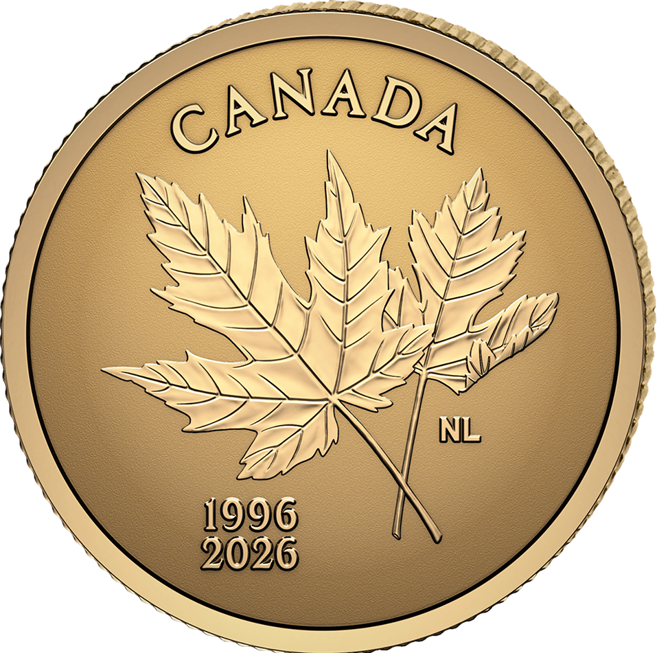 0,5g Gold Reverse Proof Maple Leaf 2026 | 30. Jubiläum