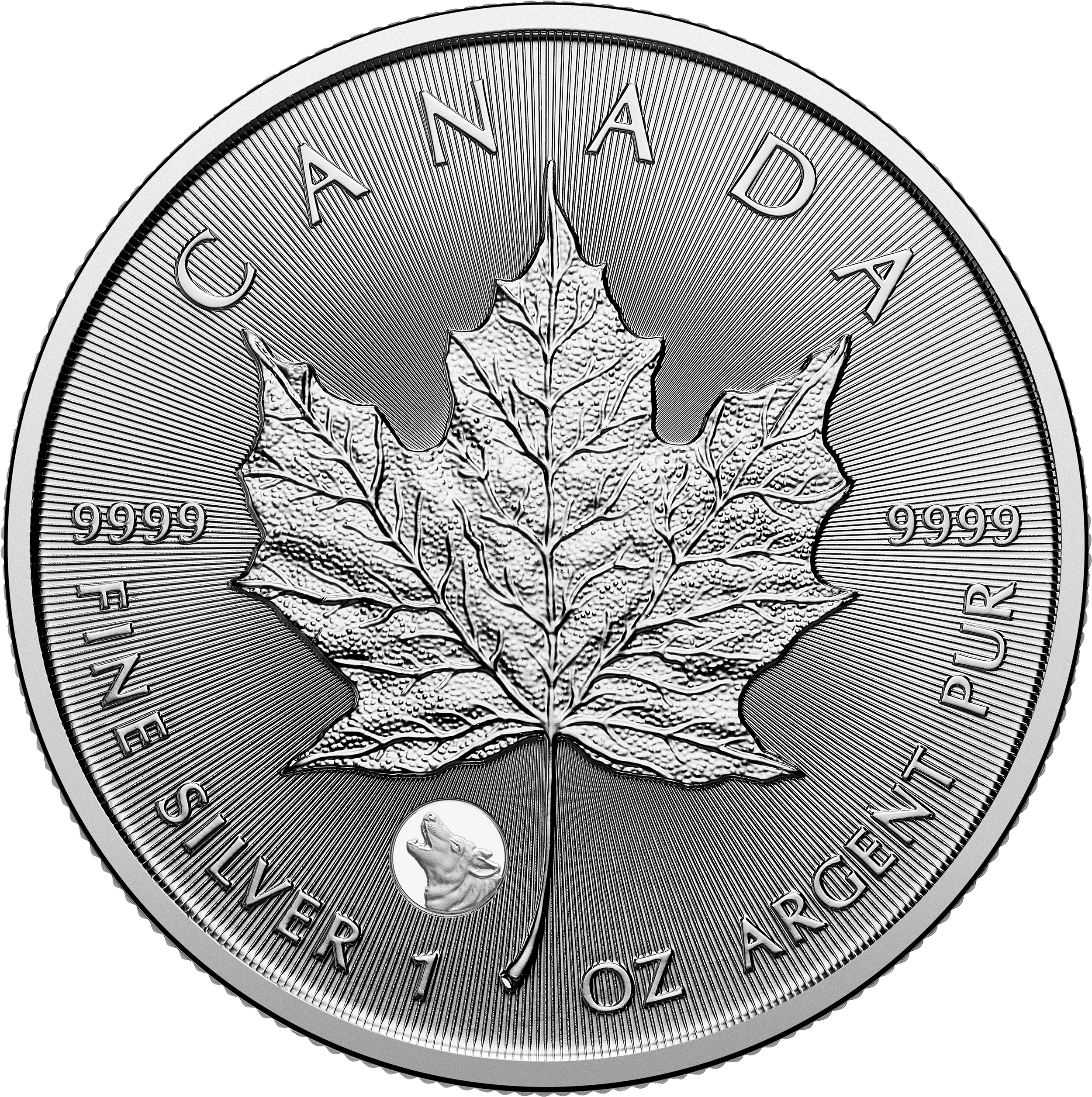 Treasured Maple Leaf 1 oz Silber 2026 Wolf | Privy Mark