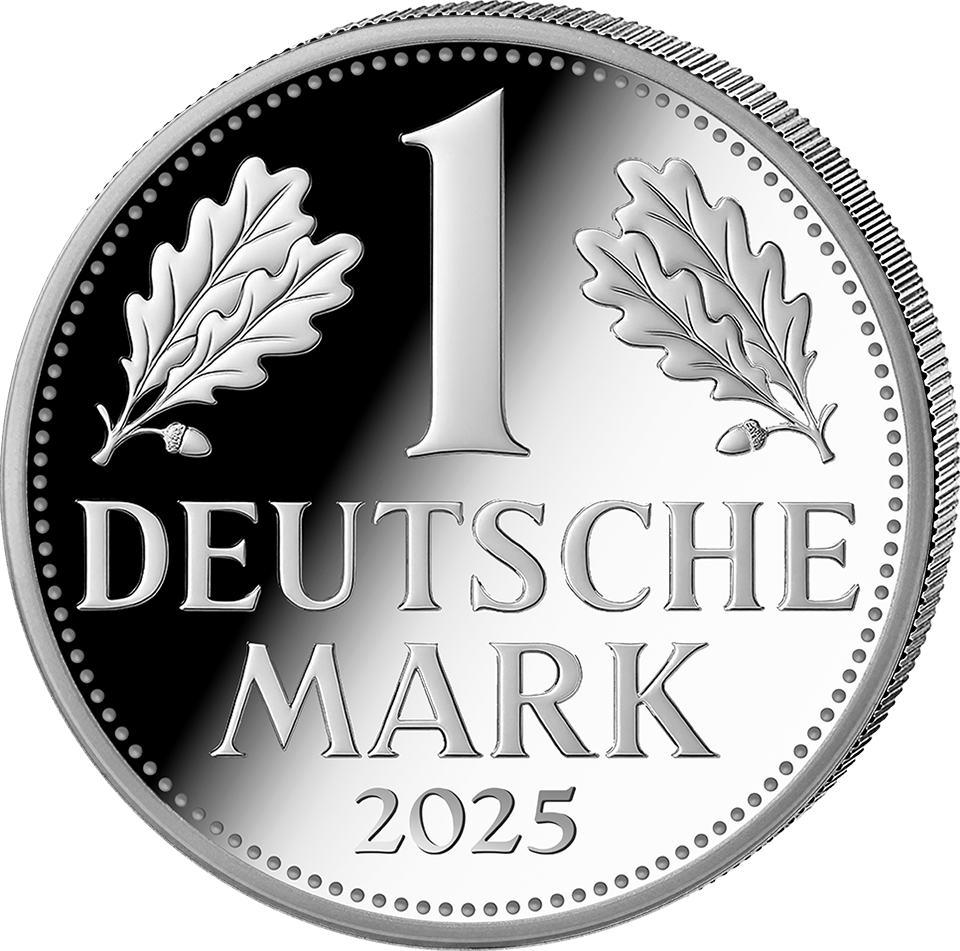 1 Unze Silber Deutsche Mark 2025 | Kettner Exklusiv