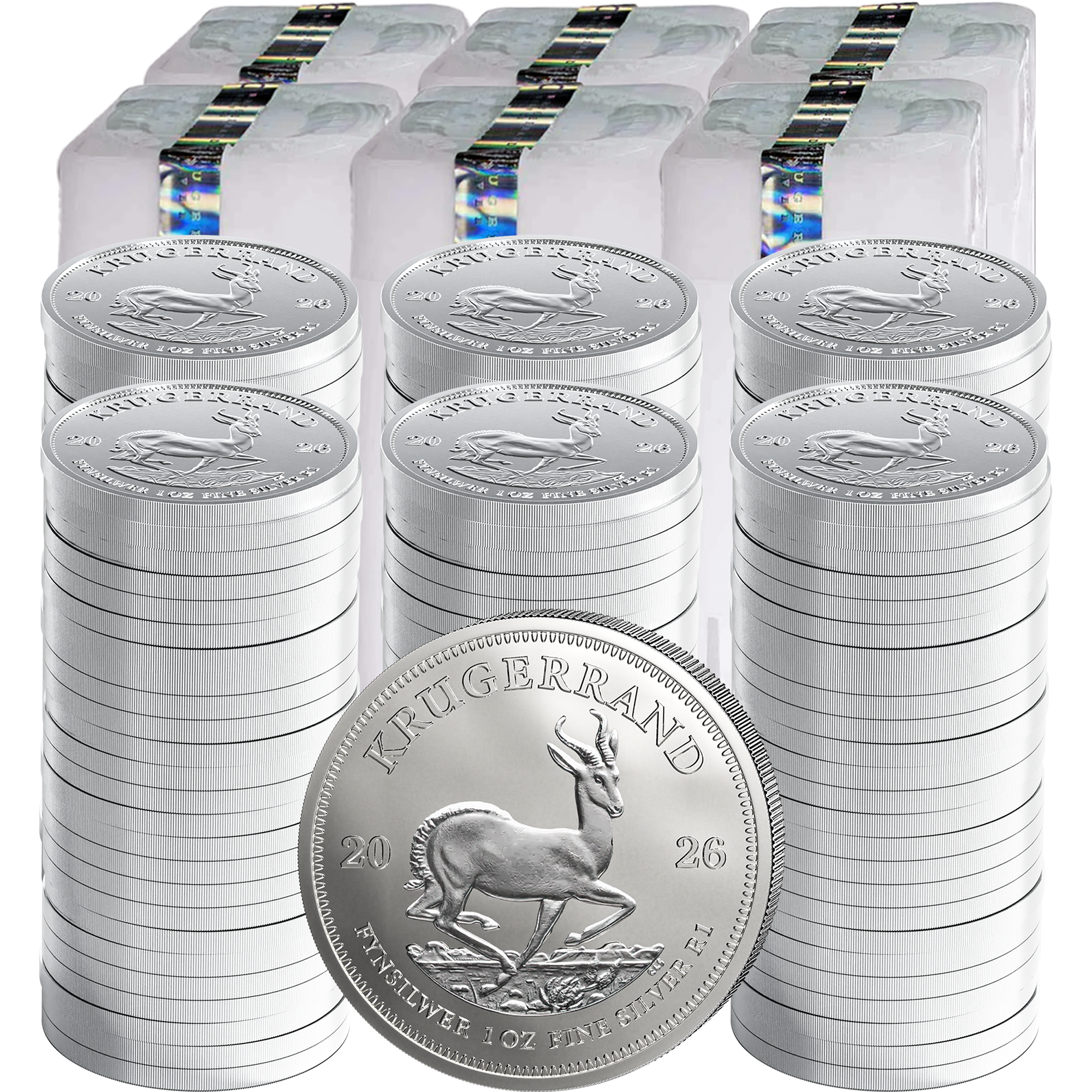 150 x 1 Unze Silber Krügerrand 2026