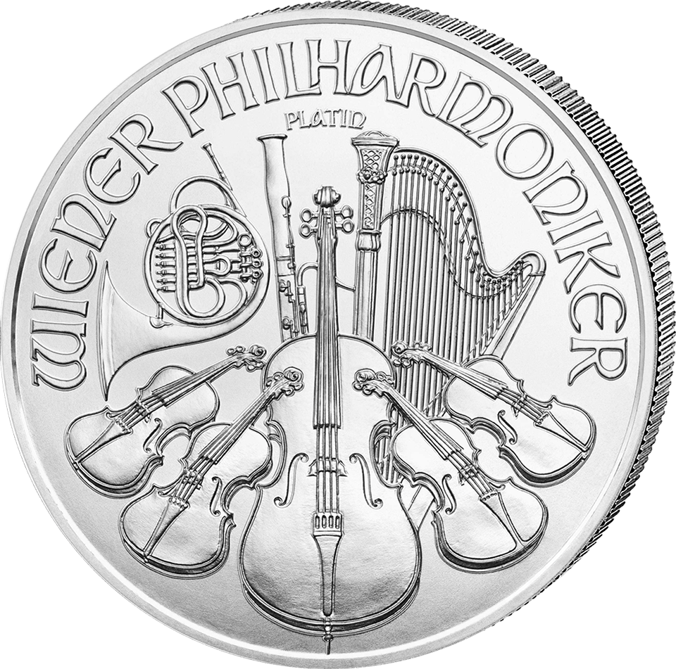 1 Unze Platin Wiener Philharmoniker 2026 | Münze Österreich