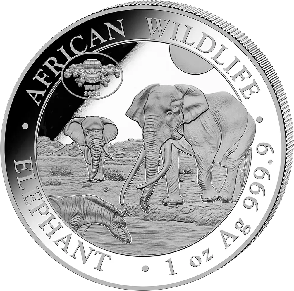 1 oz Silber Somalia Elefant WMF Berlin Privy 2026 | Limitiert