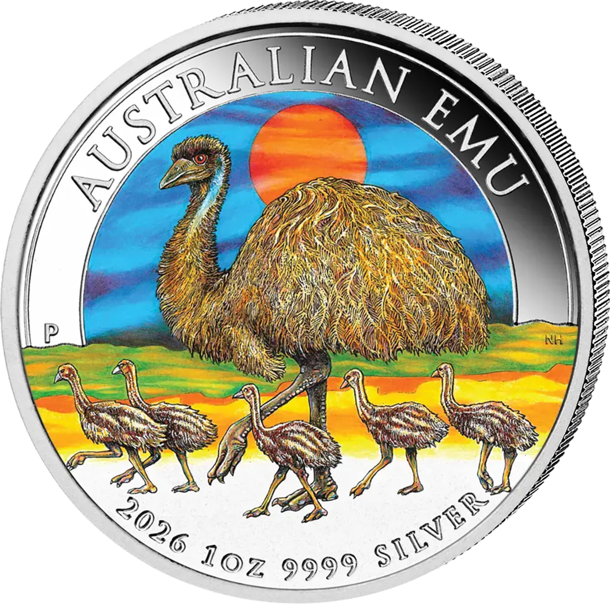 1 Unze Silber Australischer Emu 2026 | Perth Mint