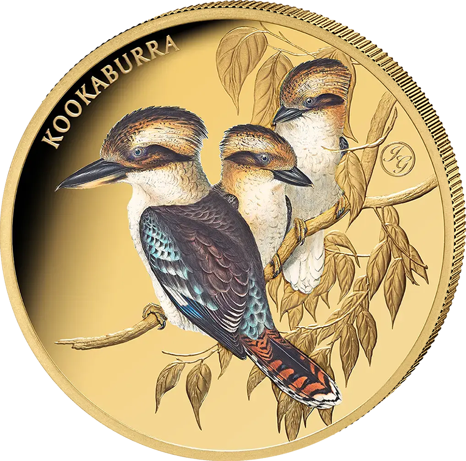 1 Unze Gold Kookaburra 2026 John Gould Privy | Auflage 50