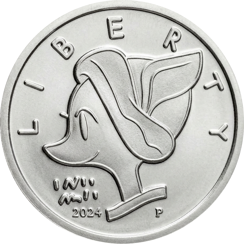 3 g Silber Disney Dagobert Duck Lucky #1 Dime 2026 | PP